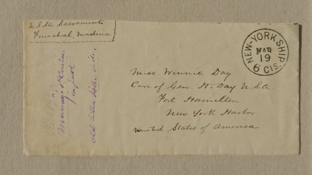 Envelope – Funchal, Madeira /Nova York – Filatelia do Chiado